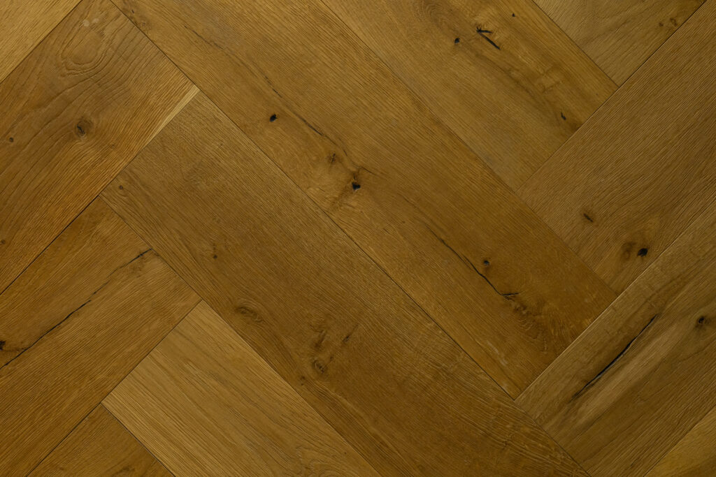 Multiplank Herringbone Raft Oak Gerookt 2x wals olie - Esco vloeren